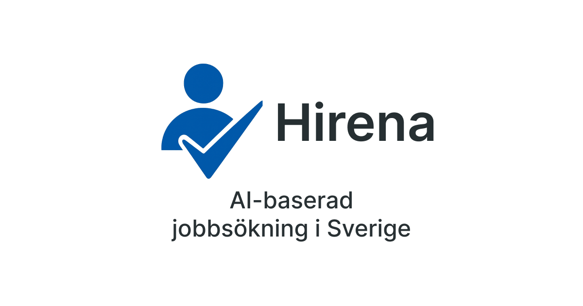 Hirena – AI-baserad jobbsökning i Sverige